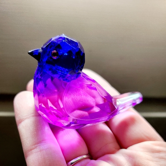 GANZ | Art | Nwt Ganz Crystal Expressions Twotoned Purpleblue Itty ...